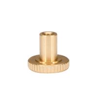 China Golden 15mm X 12mm Heatbed Ultimaker2 M3 Knurled Nut Leveling Fixing Nut for sale