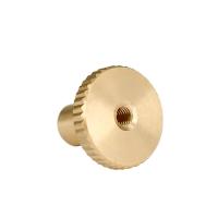 China Golden 15mm X 12mm Heatbed Ultimaker2 M3 Knurled Nut Leveling Fixing Nut for sale