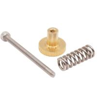 China Golden 15mm X 12mm Heatbed Ultimaker2 M3 Knurled Nut Leveling Fixing Nut for sale