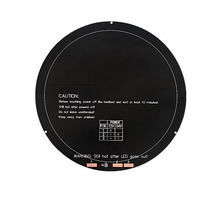China Aluminum Substrate MK3 Hot Bed 240mm Round Hotbed 240mm*3mm for sale