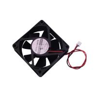 China Black PBT DC 12V 70*70*25mm 7CM 7025 Cooling Fan Brushless Fan for sale