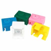 China Custom Made 5pcs 3D Printer Silicone Rubber Case MK7 MK8 MK9 for sale
