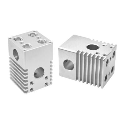 China PC4-01 35*35*50mm Ultimaker2 Aluminum Alloy Cross Slide 4 Nozzles for sale