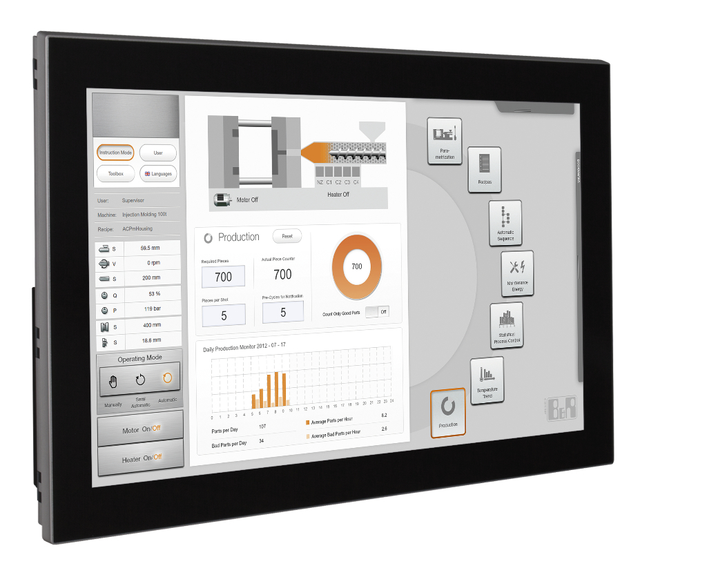 Industrial touch screen panels | B&R Industrial Automation
