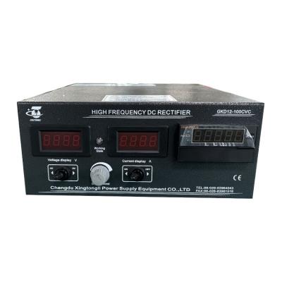 China Electroplating Rectifier 12V 100A with Ampere Minute Meter Local Control Single Phase 220V for sale