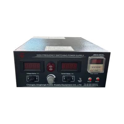 China 12V 100A DC Rectifier Power Supply for Tin Plating with Timer Relay Function 220V Single Phase Input Stable Pure DC Output for sale