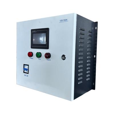 China 12V 100A High Frequency Switching DC Power Supply 220V Single Phase Input Vertical Cabinet Design Customized Industrial Power Supply for sale