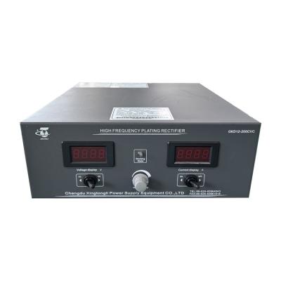 China 12V 200A Copper Electrolysis Rectifier with CC/CV Control for sale
