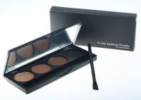 China Eyebrow Cake Powder Light Brown , Mineral Eyebrow Liner Powder 4 Color for sale