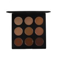 China Professional Makeup Easy To Smear Waterproof 9 Colors Makeup Concealer Palette Face Makeup Concealer for sale
