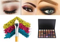 China Matte And Shimmer Eye Makeup Eyeshadow Soft Dry Powder Logo Custom for sale