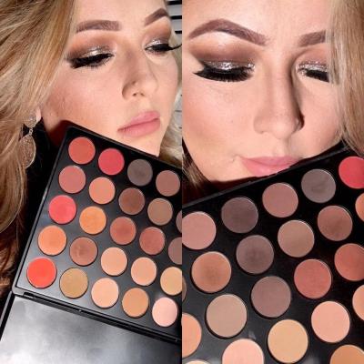 China 35 Colors Pressed Glitter Eyeshadow Private Label For Eye Makeup , 23.3X16.8X1.5CM for sale