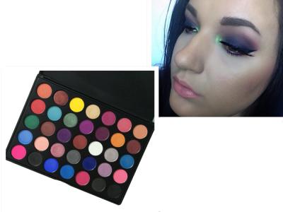 China Matte Mineral Makeup Eyeshadow Palette Waterproof For T- Stage / Party for sale