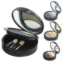 China High Pigmented Cool Toned Eyeshadow Palette With Brush All Shimmer for sale