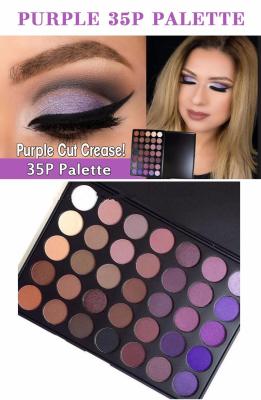 China Shimmer And Matte Eye Makeup Eyeshadow Pink And Purple Eyeshadow Palette for sale
