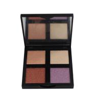 China All Shimmer Orange Glitter Eyeshadow 4 Bright Colors With Long Lasting for sale