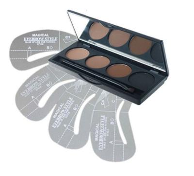 China Long Lasting Smudge Proof Brow Powder With Brush , Mineral Ingredients for sale