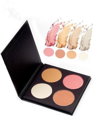 China Face Shimmer Highlighter For Brown Skin , Makeup Cheek Highlighter Grade A for sale