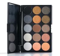 China High Pigment Eye Makeup Eyeshadow 15 Color Pressed Glitter Eyeshadow for sale