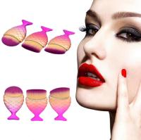 China Mermaid Makeup Full Makeup Brush Set Fiber Hair Materials With Plastic Handle for sale