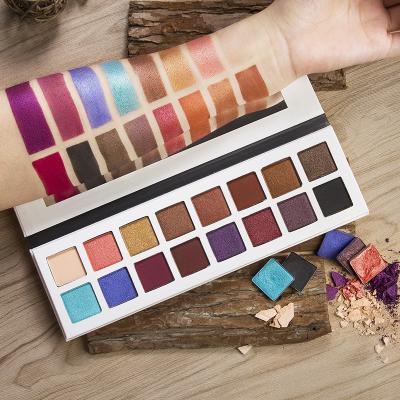 China 16 Color Pressed Matte Shimmer Eye Makeup Eyeshadow Palette For Daliy Life for sale