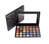 China Private Label 35 Color Waterproof Eyeshadow Palette With Clean Windows for sale
