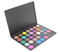 China Black Plastic Eye Makeup Eyeshadow Paper Box Packaging Shimmer Color for sale
