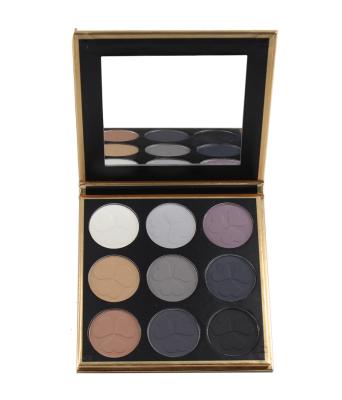 China Private Label  9 Color Eyeshadow Palette Packed In Cardboard With No Brand for sale