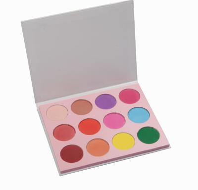 China Powder Form Colorful Makeup Palette ,12 Colors Eyeshadow Colors For Brown Eyes for sale