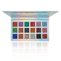 China No Logo Pressed Glitter Eyeshadow , 18 Colors Mineral Eyeshadow Palette YY18 for sale