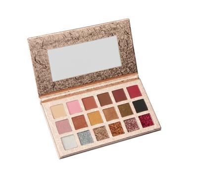 China 18 Romantic Colors Eye Makeup Eyeshadow Waterproof Oem Powder Mineral Ingredient for sale