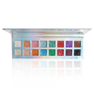 China 16 Colors Matte Mineral Eyeshadow , Longlasting Makeup Eyeshadow Palette MSDS Marked for sale