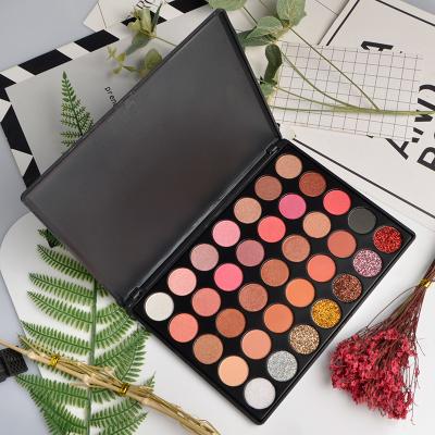 China Custom Glitter Eye Makeup Eyeshadow Palette Various Color Suit For All Occasions for sale