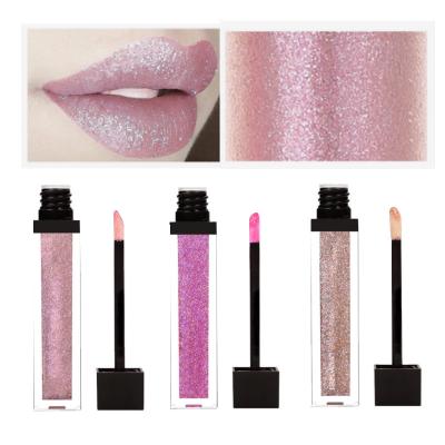 China Long Lasting Lip Makeup Products Liquid Glitter Lipstick Cosmetic 3 Years Shelf Life for sale