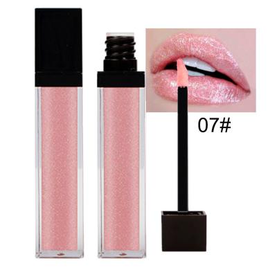 China Moisturizing Shiny Lip Makeup Products OEM Glitter Lipgloss Private Label for sale