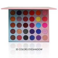 China Powder Form Eye Makeup Eyeshadow DIY Choose Color Palette Custom Empty 30 Holes for sale