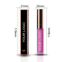 China Lady Rose Gold Waterproof Matte Liquid Lipstick , Long Lasting Matte Lipstick for sale