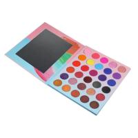 China Custom Cardboard Eye Makeup Eyeshadow Palette Colorful Mineral Ingredient for sale