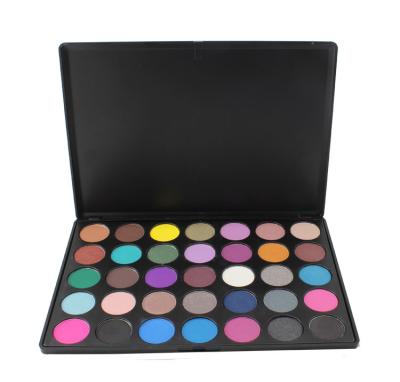 China Colorful Matte Shimmer Eye Makeup Eyeshadow 35 Colors Suit For Casual Makeup for sale