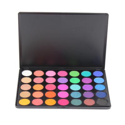China Matte Warm Color Eyeshadow Palette High Pigment OEM ODM 35 Colors Waterproof for sale