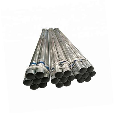 China Pre 1 1/2 Half Circle Galvanized Corrugated Steel Pipe Non Oiled for sale