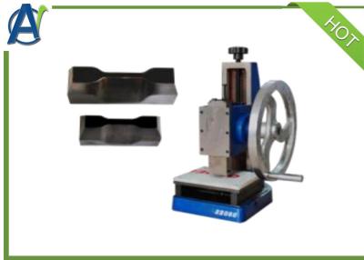 China Manual Dumbbell Shape Die Sample Cutter with Two Standard Dies for sale