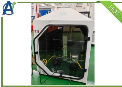 China UL94 Horizontal and Vertical Flame Tester, ISO 9772 Plastic Material Burning Test Apparatus for sale