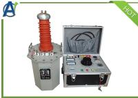 China Manual AC Hipot Testing Equipment With Oil Filled HV Transformer for sale
