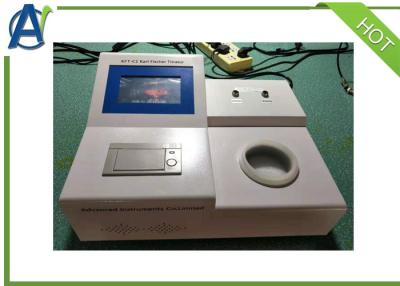 China ASTM D6304 Lubricant Oil Coulometric Karl Fischer Titrator Water Content Tester for sale