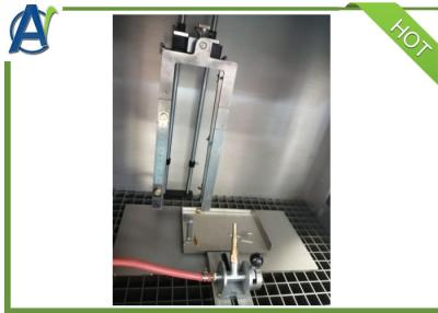 China Single Flame Source Test Flammability Testing Equipment EN ISO 11925-2 And DIN 53438 for sale
