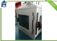 China Single Flame Source Test Flammability Tester EN ISO 11925-2 and DIN 53438 for sale