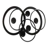 China Custom Rubber Sealing Silicone EPDM Gasket Grommet for Auto Machinery Food Application for sale
