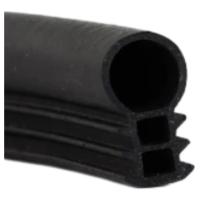 China OEM Custom Extruded EPDM Silicone Rubber Seal Automotive Sunroof Sealing Car Door Weather Strip for sale
