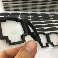 China Pulom Adhesive Shock Absorbed Anti Vibration EPDM NBR SBR Nr Silicone Rubber Pad for sale